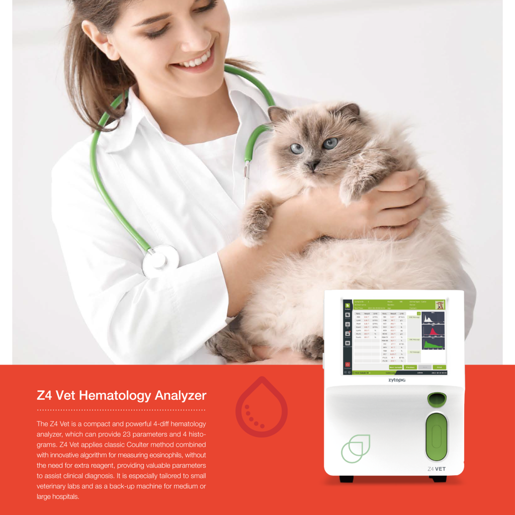 Máy Xét Nghiệm Huyết Học Thú Y Zytopia Z4Vet - Fujimax Medical